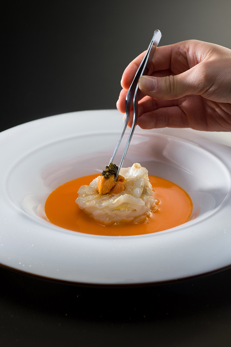 鱘龍魚子北海道海膽⽔晶蝦球 Crystal Prawn with Caviar and Hokkaido Sea Urchin_web ...